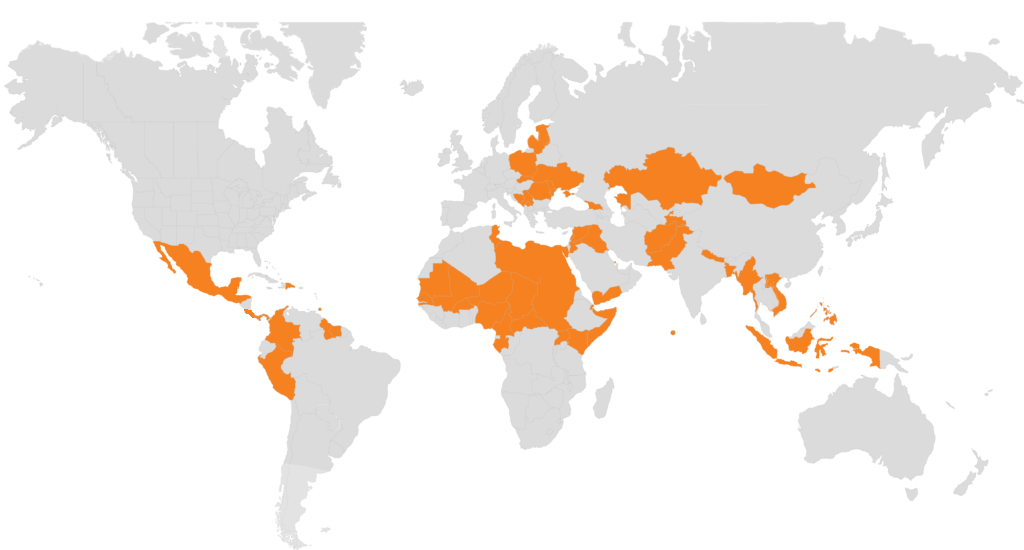 SoA world map 020519 - Spirit of America